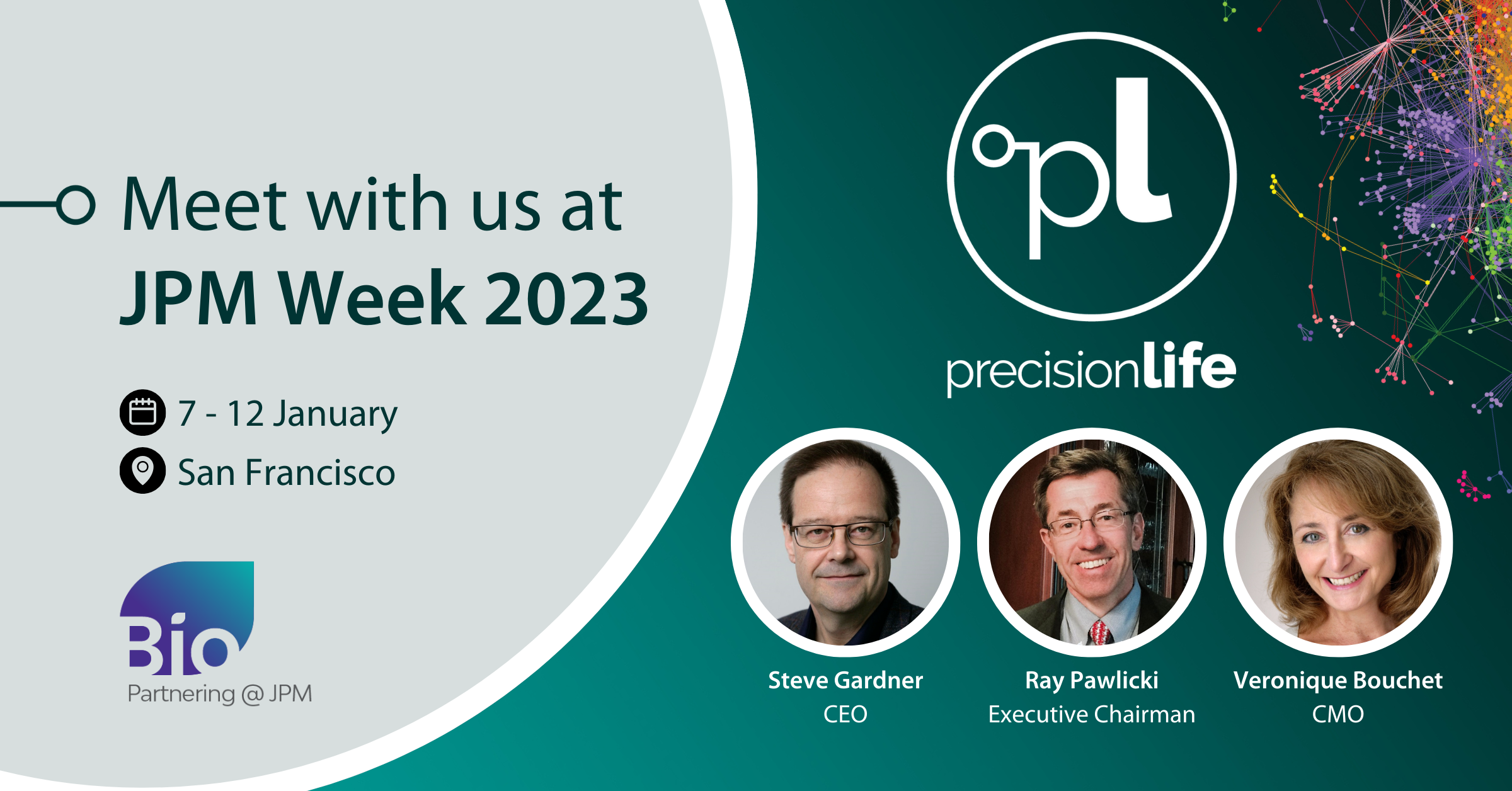 Meet with PrecisionLife techbio in-person at JPM Week 2023
